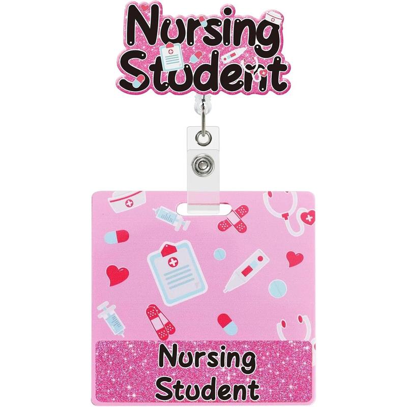 Nursing Student Retractable Badge Holder Reels and Buddy, Nurse Nursing ...