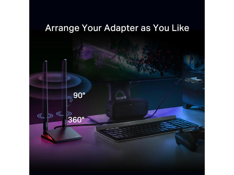 TP-Link WiFi 7 BE9300 PCIe WiFi Card for Desktop PC(Archer TBE550E ...