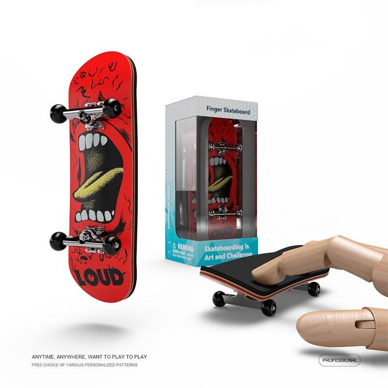 baker board skateboard grip Wooden Fingerboard Fingerboard Set Finger ...