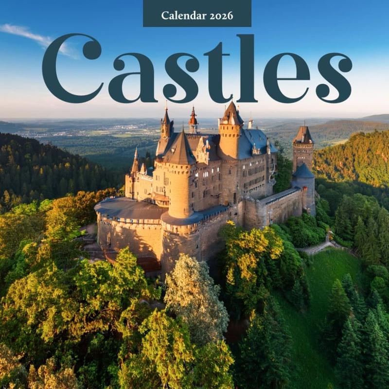 Castles 2026 Calendar: Historic Architecture and Scenic Travel ...