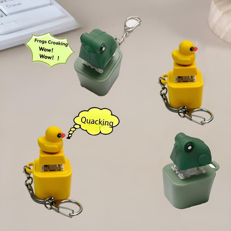 Quackin' Duck Keychain & Frog Croaking Keychain - Realistic Sound ...