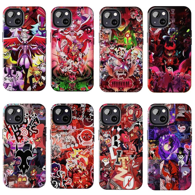 Protective Helluva Boss Phone Case, Gift For Fan Anime for iPhone 16 15 ...