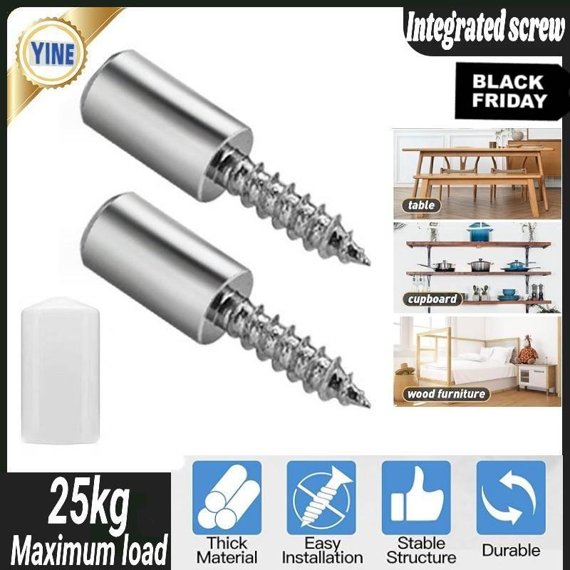 Self-Tapping Screws Cabinet Laminate Support, Shelf Pins with Non-Slip ...