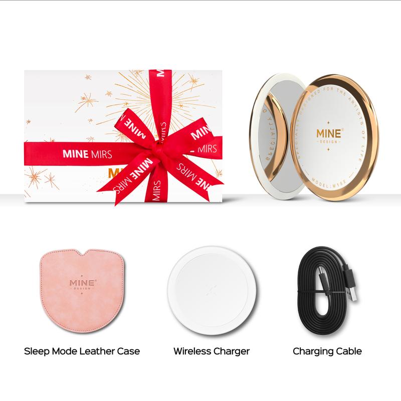 Rechargeable Travel Makeup Mirror with Lights,3 Color Lighting ...