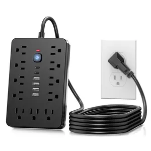 16-in-1 Power Strip with Switch & Surge Protection, Multifunctional ...
