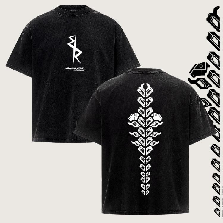 Vintage Cyberpunk Edgerunners Acid Washed T-Shirt, Edgerunners Anime ...
