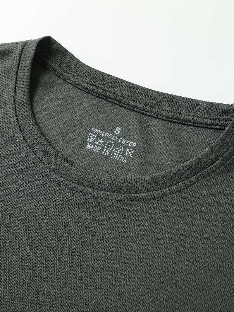 4-Piece Quick-Dry & Breathable Sports T-Shirts for Fitness Enthusiasts ...