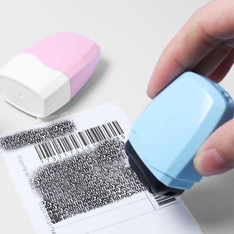 Identity Theft Protection Roller Stamp, 1 Count Confidential Roller ...