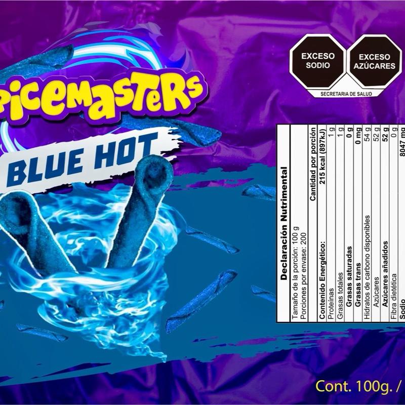 Fuego & Blue Hot Seasoning - Snack Seasoning in Red & Blue Bottles ...