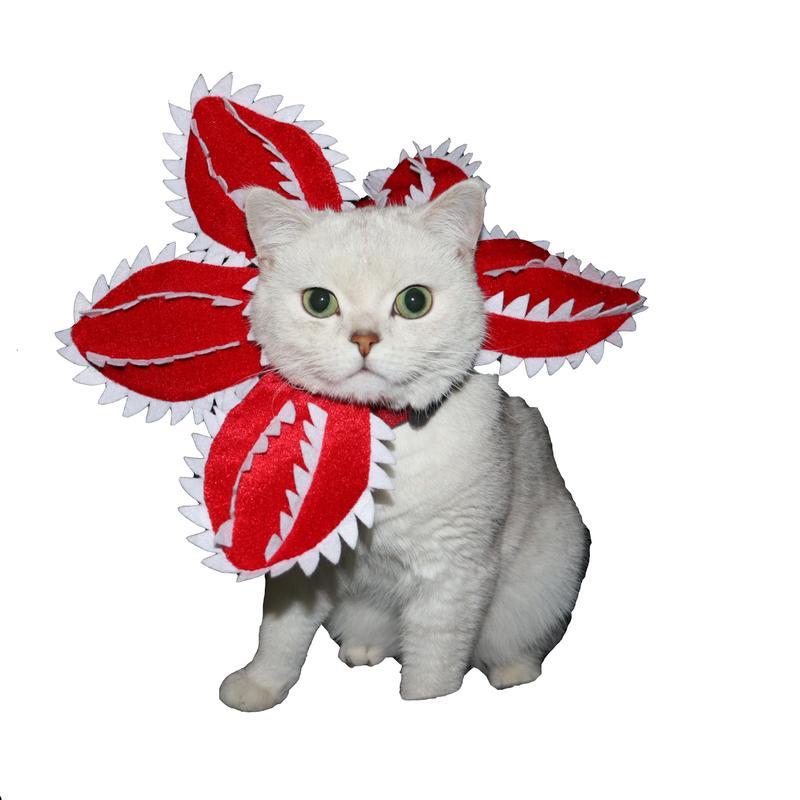 Stranger Things Inspired Demogorgon Pet Headpiece Cute Monster Costume ...