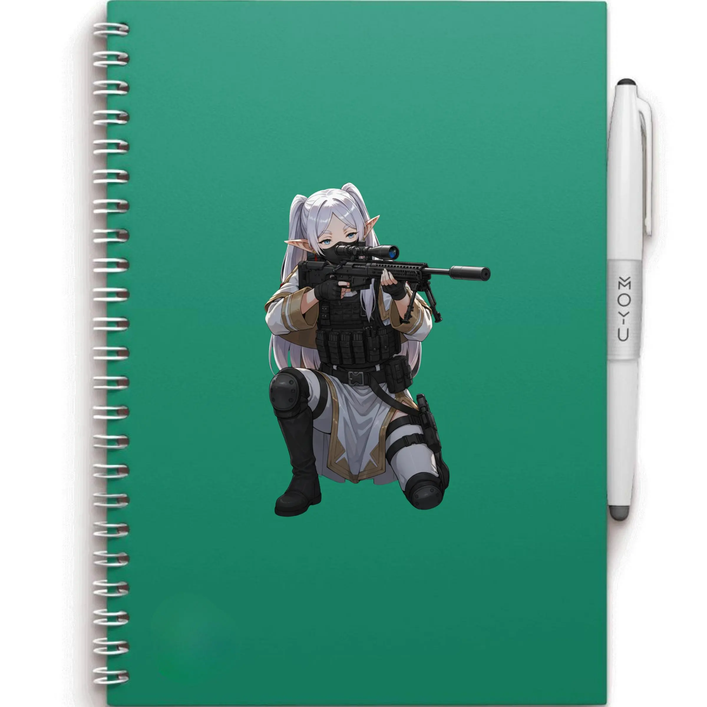 Sniper Frieren Waifu Sticker, Frieren Tactical Girl Sticker, Military ...