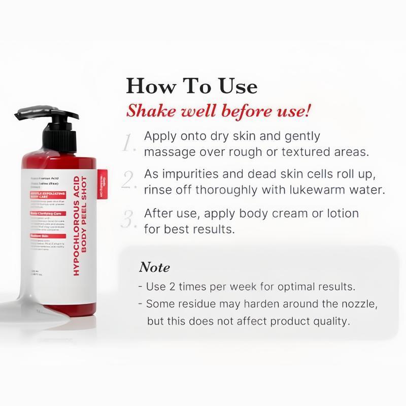 Hypochlorous Acid Rice Peel Shot Duo For Face & Body | Hypochlorous ...