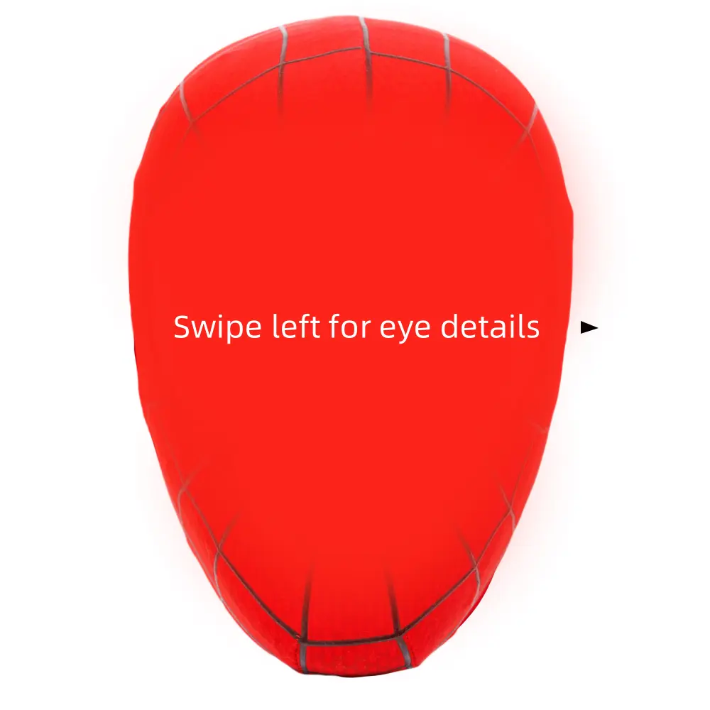 Hyper-Realistic 3D-Spiderweb Amazing Superhero Mask, with Ring ...