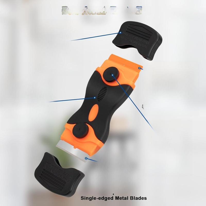 Razor Scraper Tool 2 Pack, Razor Blade Scraper Tool with 20pcs Plastic ...