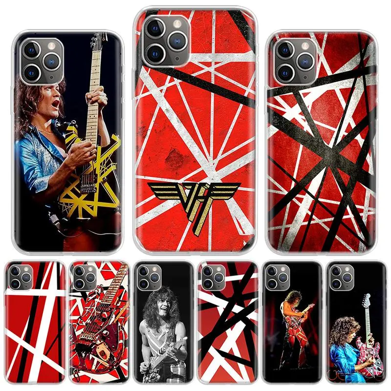 Eddie Van Halen Graphic Guitar Phone Case For iPhone 17 16 15 14 11 Pro ...