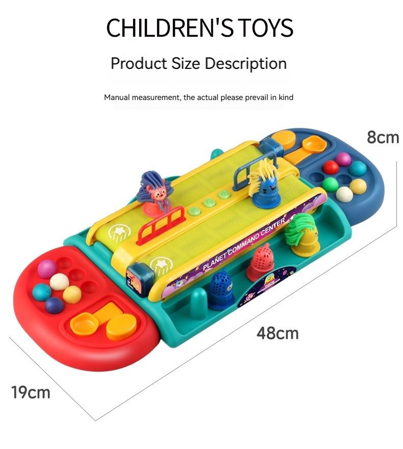 Kids Play Dough Battle Toy, Electric Conveyor Belt Clay Cannonball Game ...