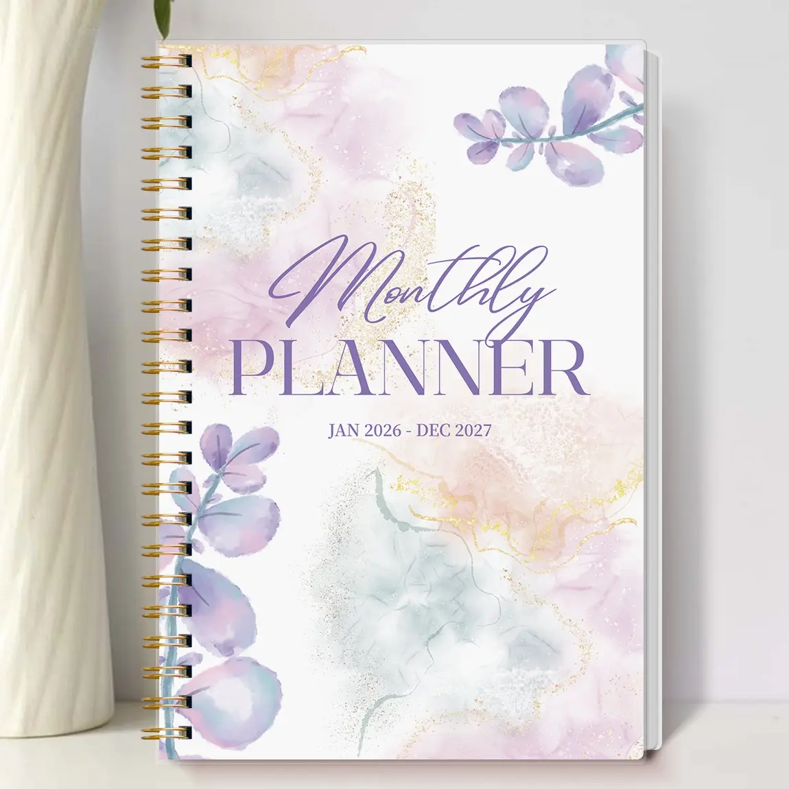 1pc 2026 Jan-2027 Dec Weekly And Monthly Academic Year Planner Calendar ...