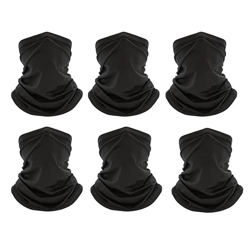 Breathable Sun Protection Face Mask, 6 Counts Outdoor Sports Face Cover ...