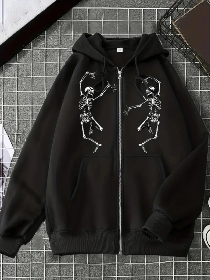women's skeleton hoodie - TikTok Shop
