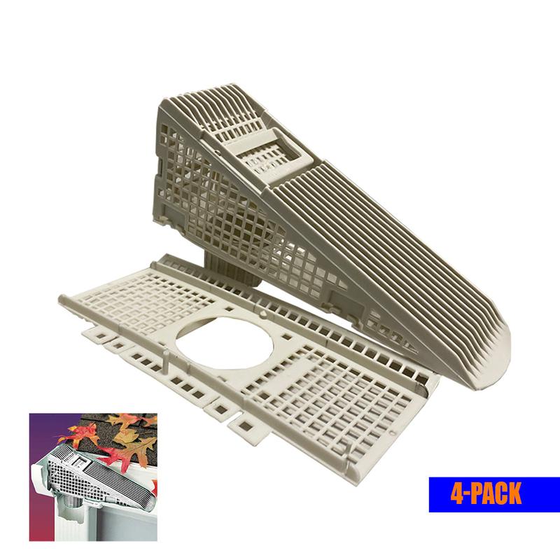 Wedge Oversized Gutter Guard 4-Pack Fits 6" Gutters Made in USA Tool ...