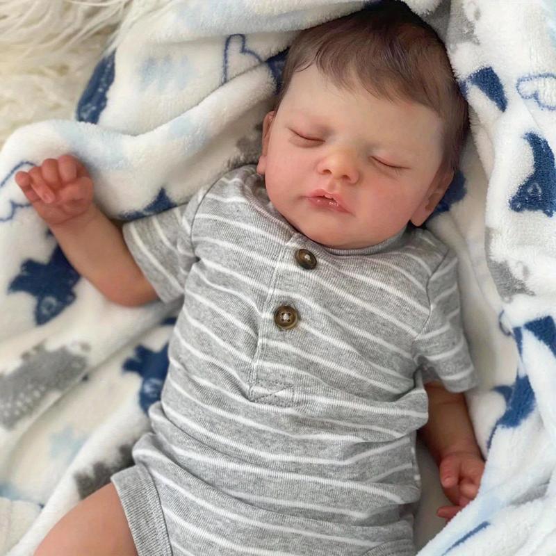 Asleep Cloth Body Baby Reborn Doll with 3D-paint Skin and Visible Veins ...