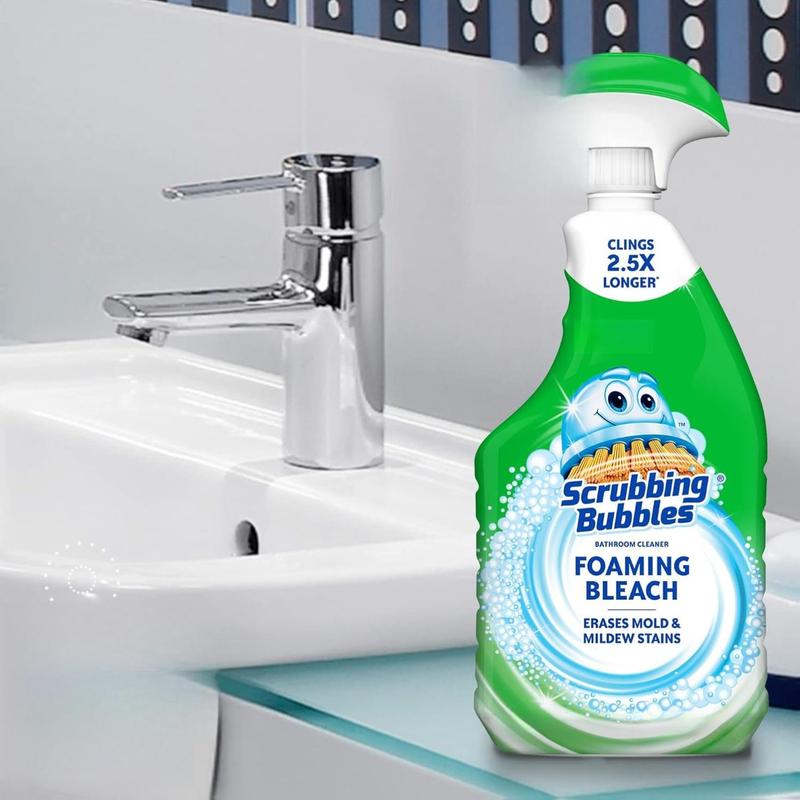 Scrubbing Bubbles Foaming Bleach Bathroom and Shower Cleaner ...