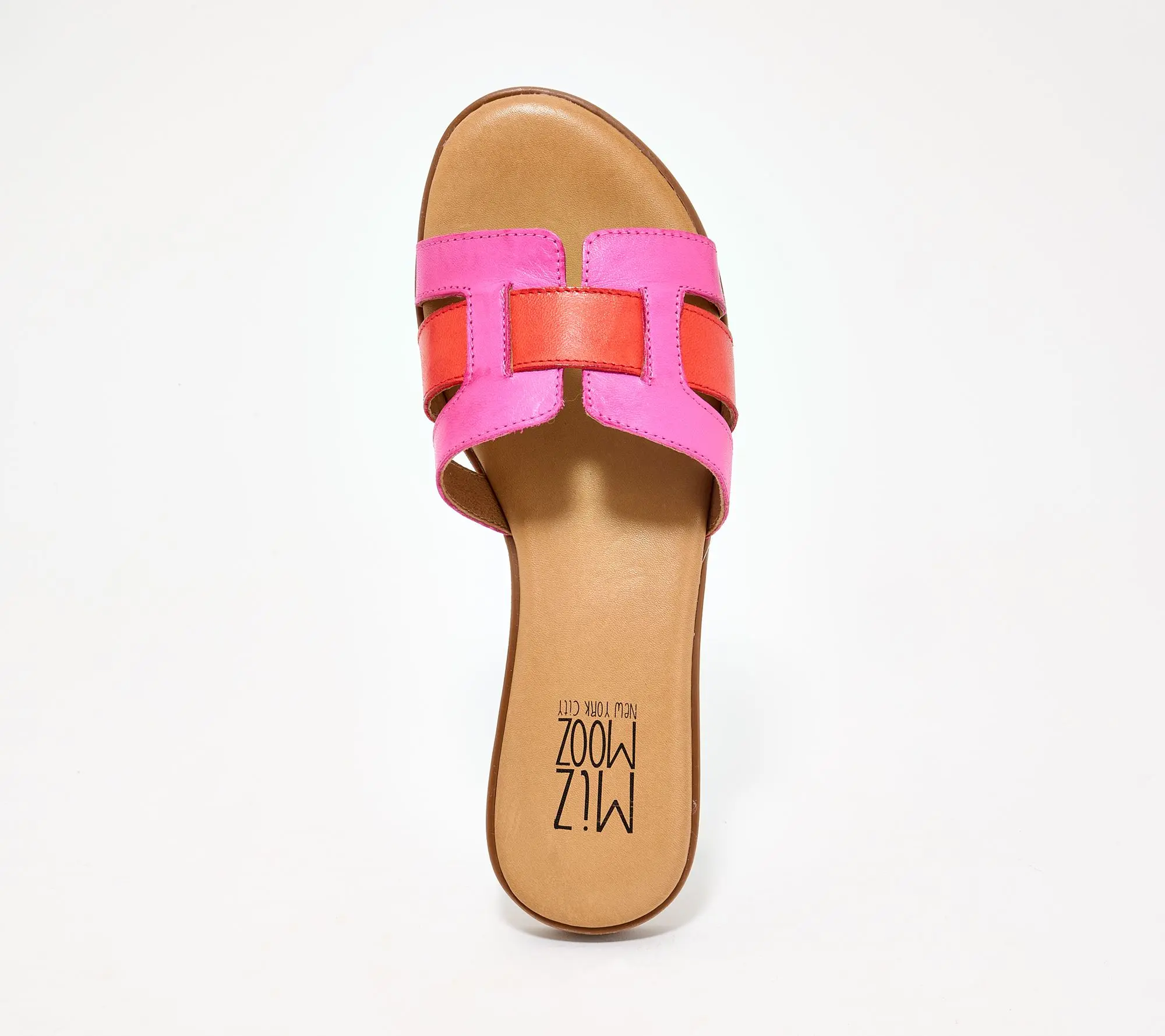 Miz Mooz Leather Colorblocked Slide Sandals - Lennyn - TikTok Shop