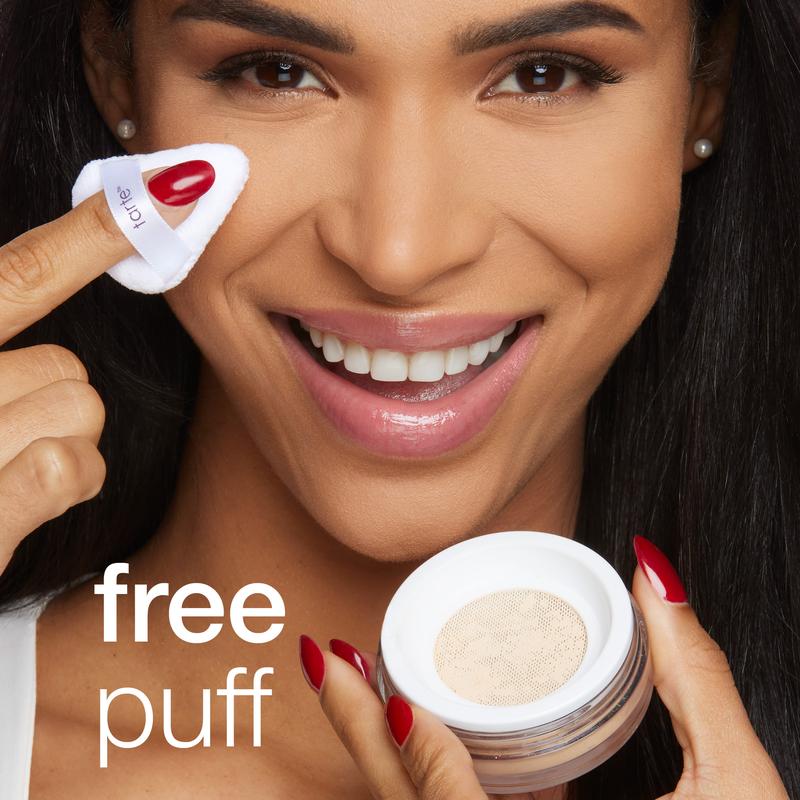 tarte creaseless loose setting powder - free setting puff