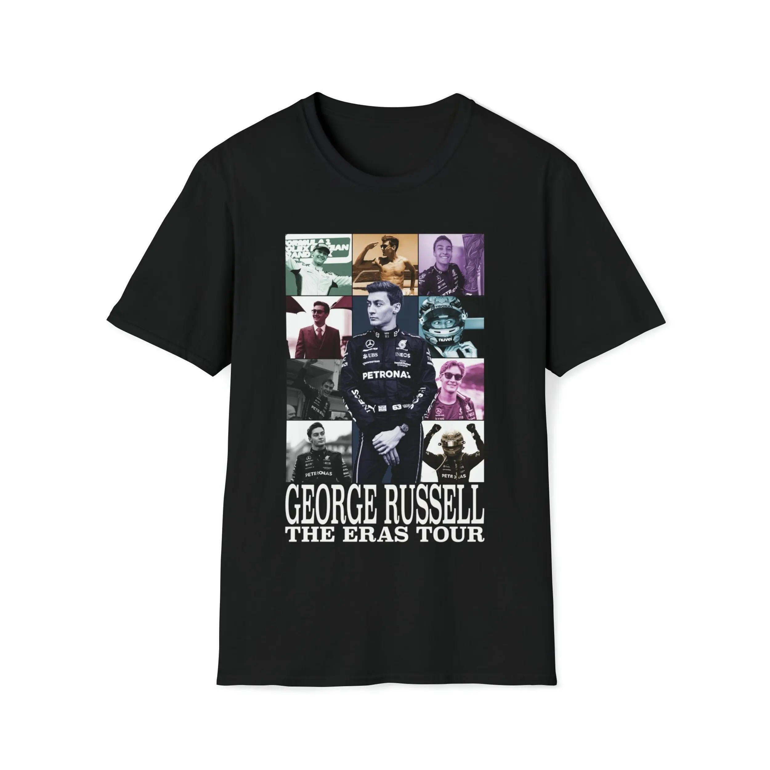 George Russell Eras Tour Unisex Softstyle T-Shirt, racing, motorsport ...