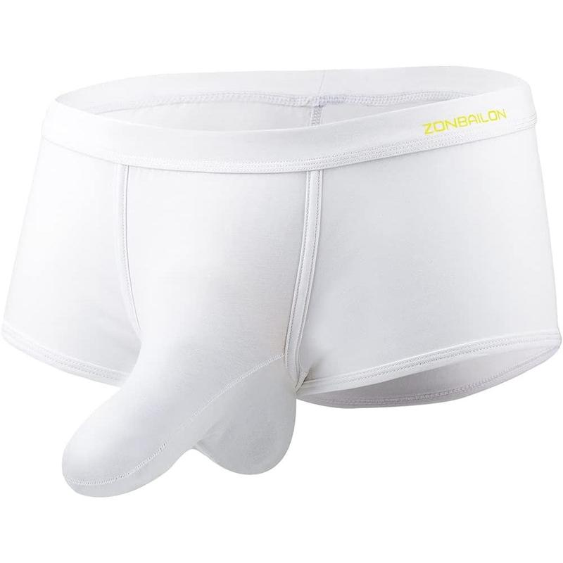 Men's Bulge Enhancing Brief Dual Pouch Underwear Breathable Bikini’s ...