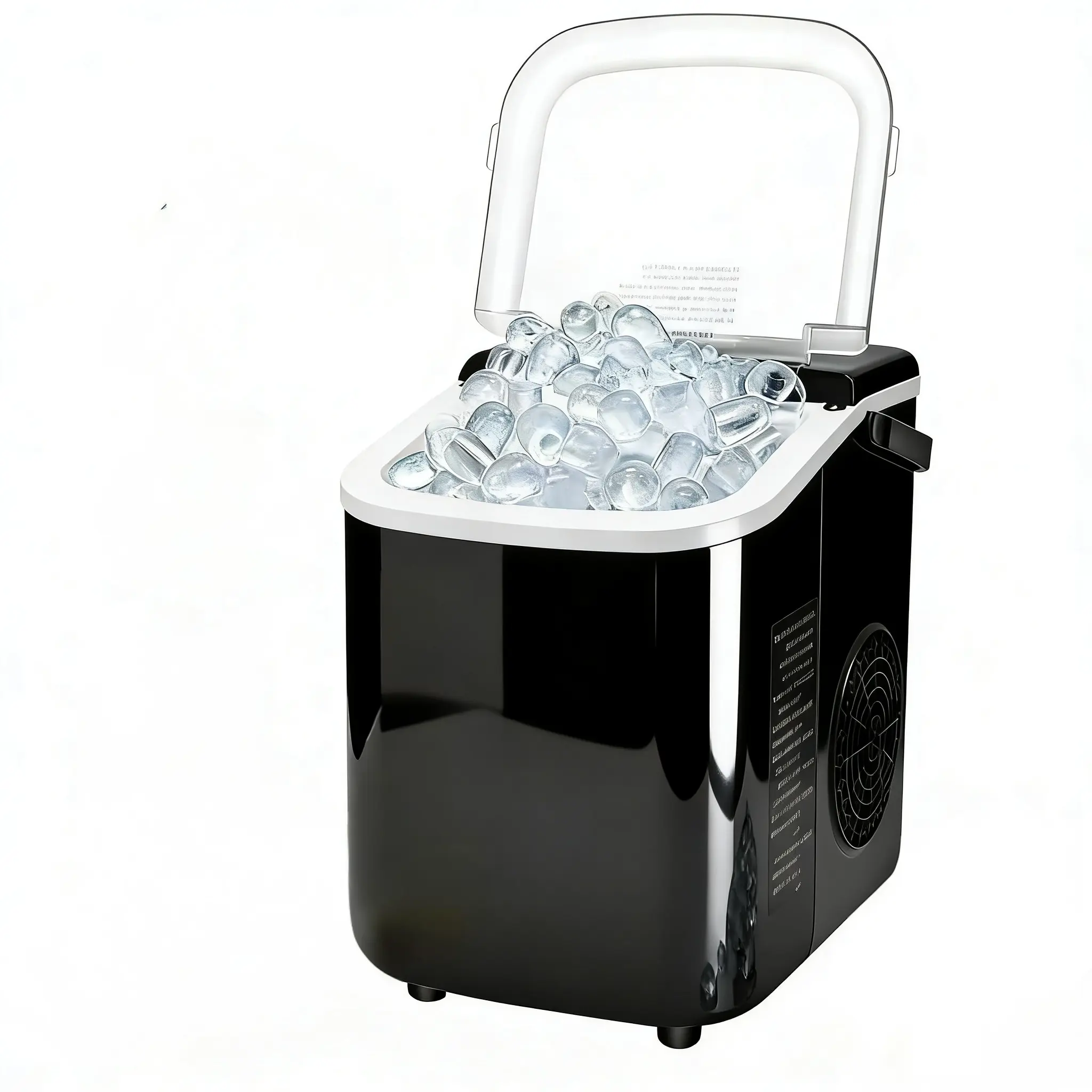 Countertop Ice Maker with Soft Chewable Pellet Ice, Pebble Portable Ice ...