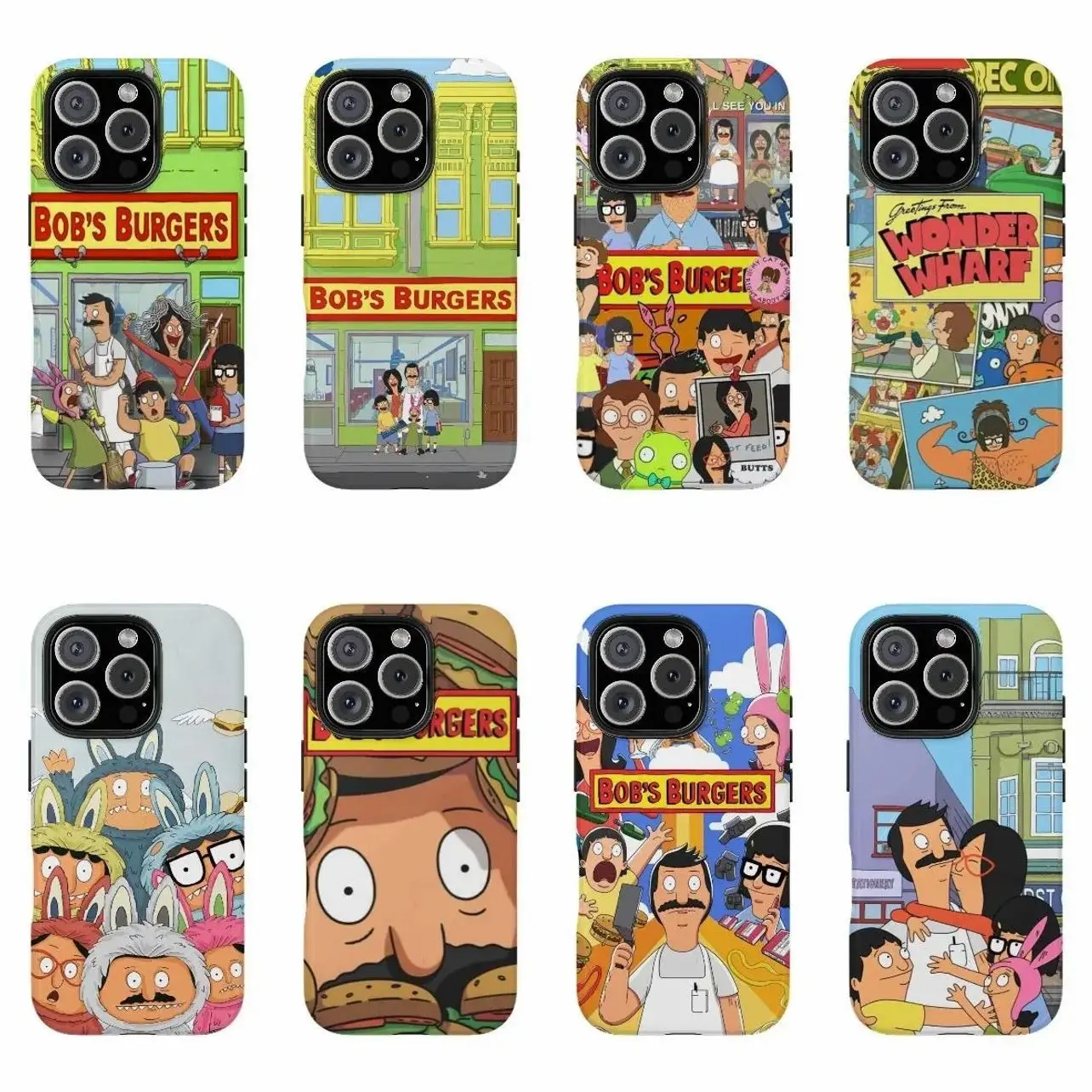 Bob's Burger Phone Case, For iPhone 17, 16, 15, 14, 13, 12, 11 Series ...