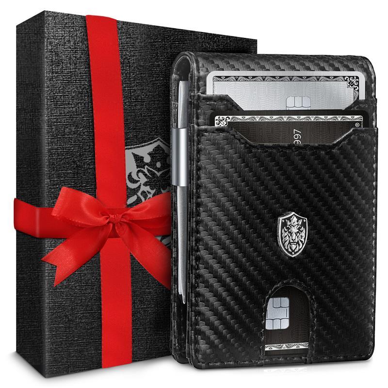 ALPHA PAIR Slim RFID-Blocking Leather Wallet for Men - 12 Card - TikTok ...