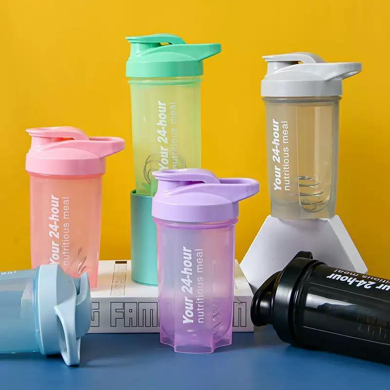 500ML Protein Shake Cup, Fitness Sport Water Bottle with Scale ...