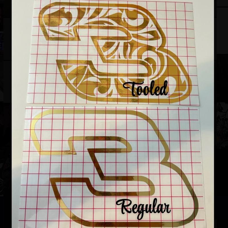 NASCAR DALE NUMBER 3 DECAL FOR TRUCKS CARS AND MORE (TOOLED VERSION NOW ...