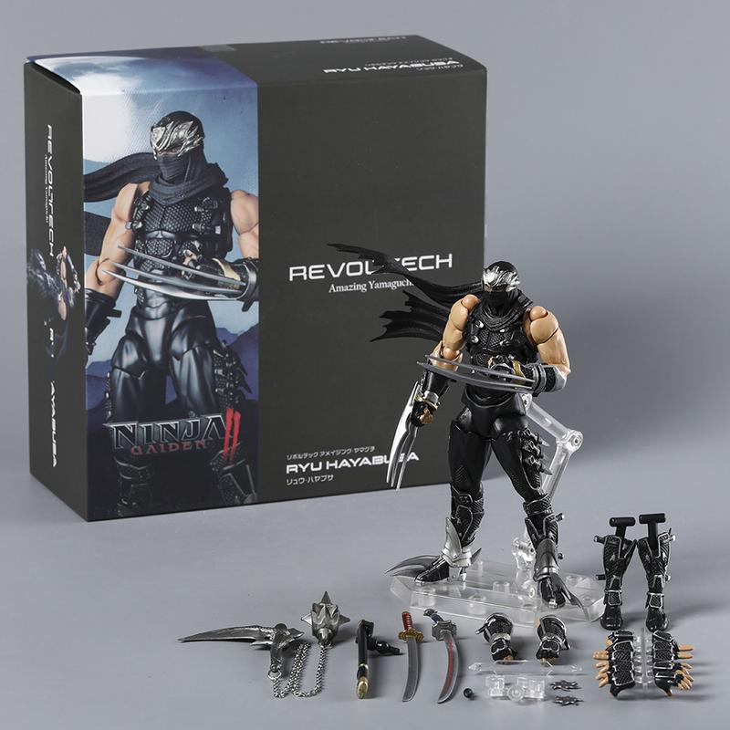 Revoltech Ryu Hayabusa Action PVC Figure Model Ornament Toy Collection ...