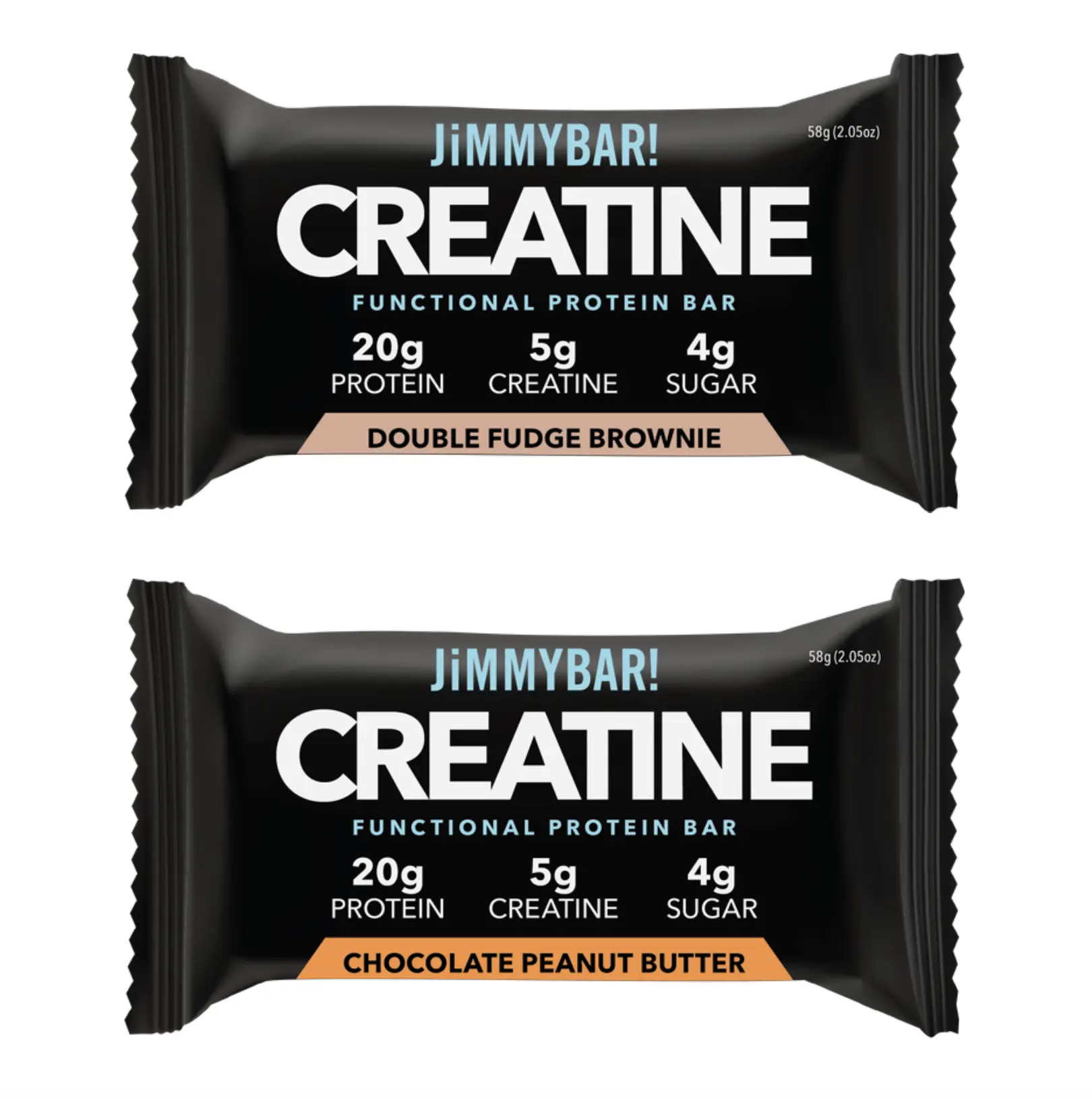 JiMMYBAR! Creatine Protein Bar - 20g Protein, 5g Creatine - Chocolate ...