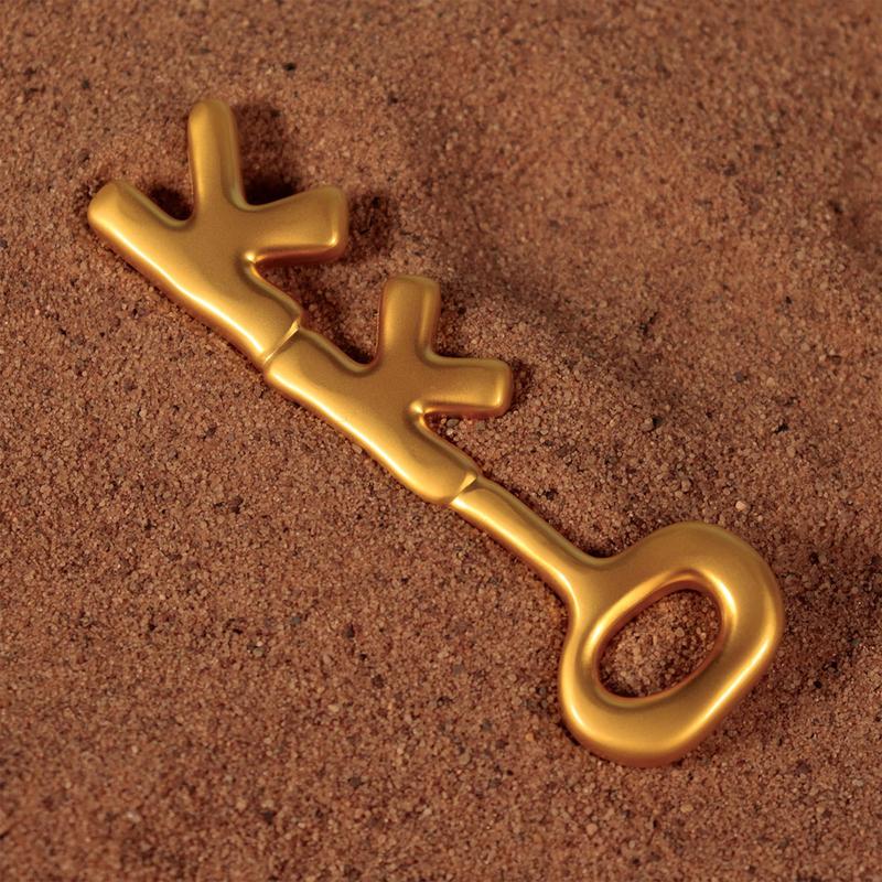 SpongeBob SquarePants 24k Gold Plated Krusty Krab Key Replica
