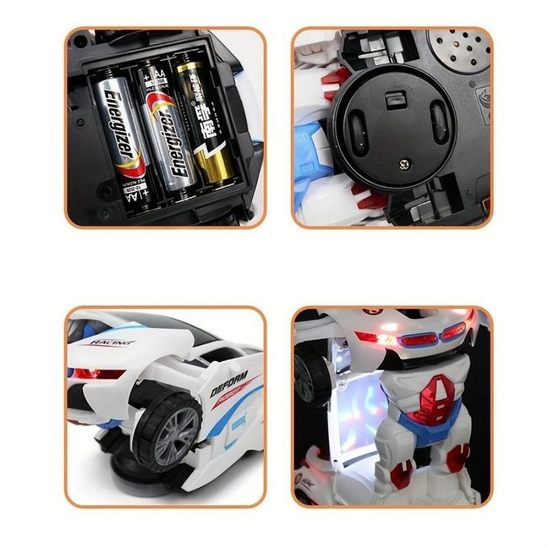 Automatic Deformation Robot Stunt Car Toy, 1 Count Transform Car Toy ...