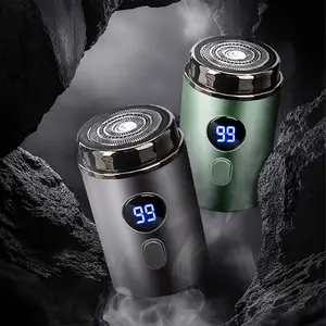 Mini Electric Shaver for Men - IPX7 Waterproof, Ultra-Thin 3D Floating ...