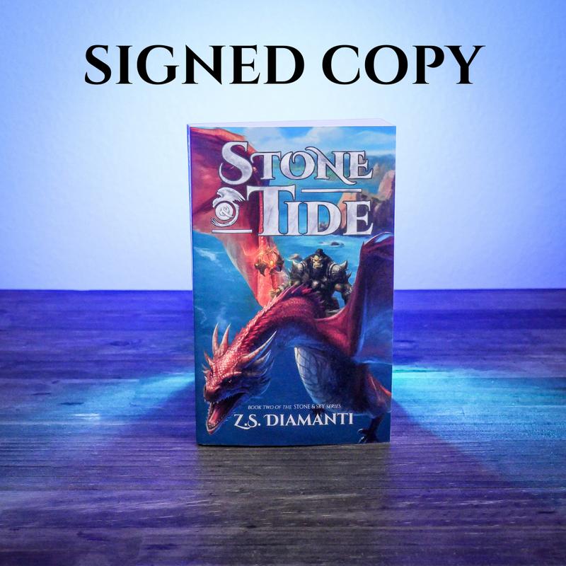 Stone & Tide (Signed Paperback) - Epic Fantasy by Z.S. Diamanti - Book ...