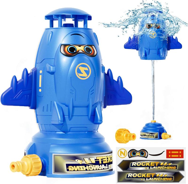 Summer water rocket Splash pad Watertoys for kids Rocket Sprinklers ...