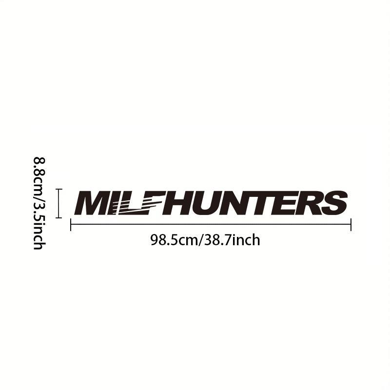 Letter Pattern Car Window Sticker, Waterproof Non-fading Decorative ...