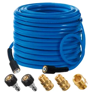 Washer Hose 50 FT, 3600 PSI Flexible Kink Resistant Power Washer Hose ...