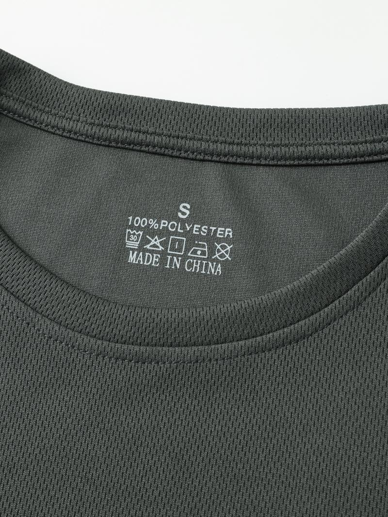 4-Piece Quick-Dry & Breathable Sports T-Shirts for Fitness Enthusiasts ...