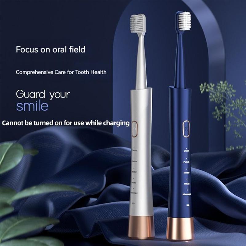 Electric USB Charging Toothbrush, 1 Count Soft Bristles Toothbrushes ...