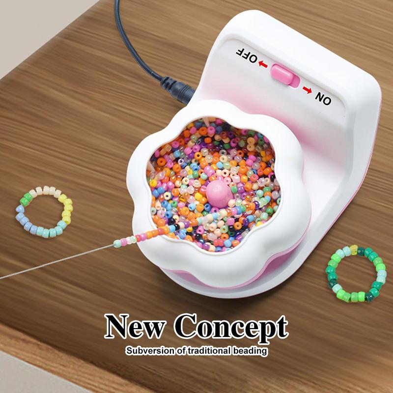Automatic Rotating Bead Maker, 1 Count Diy Bead Threading Machine, Auto ...