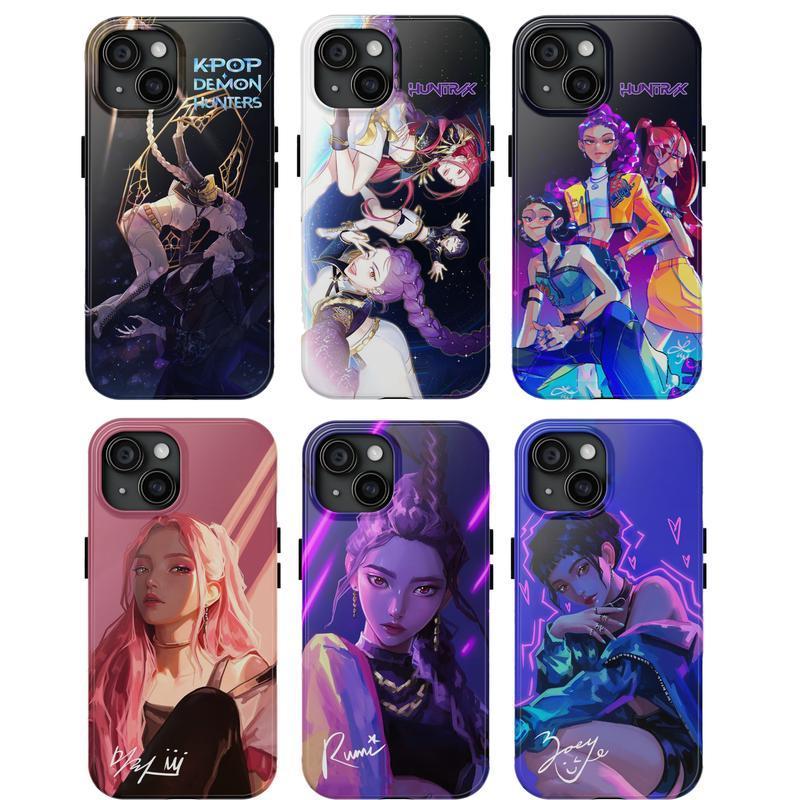 Huntrix Girls Kpop Demon Hunters Netflix Movie Cartoon Tough Phone Case ...