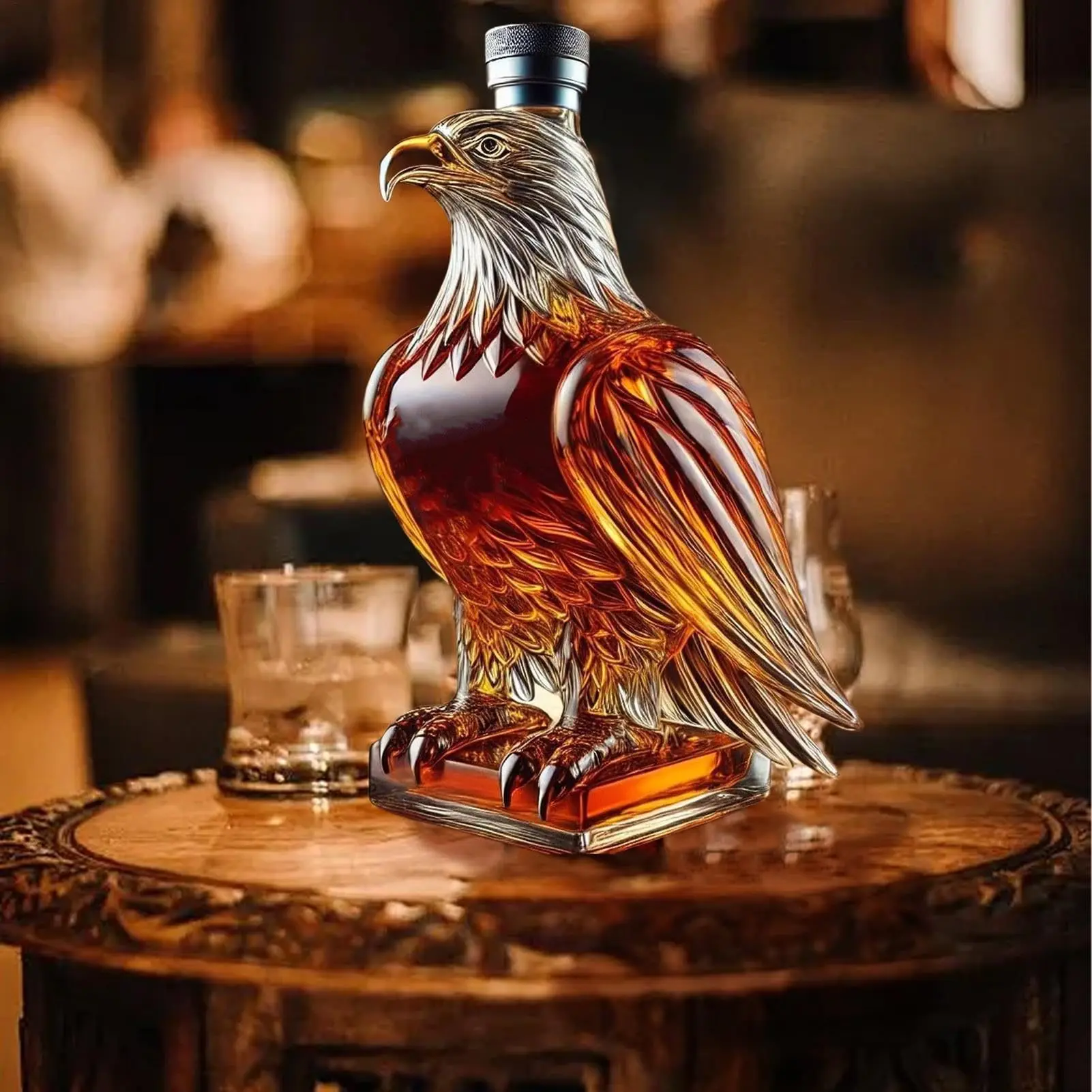 Viral Eagle Shaped Whiskey Bottle, Drinkware, Premium Borosilicate ...