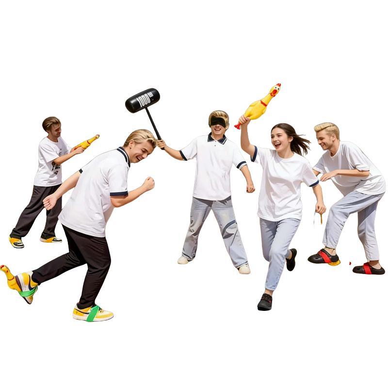 9-Person Playable Noisy Chicken Team Activity Set, Made of Sturdy ...